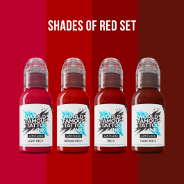 World Famous Limitless Tattoo Ink - Shades of Red Collection - Tektik ...