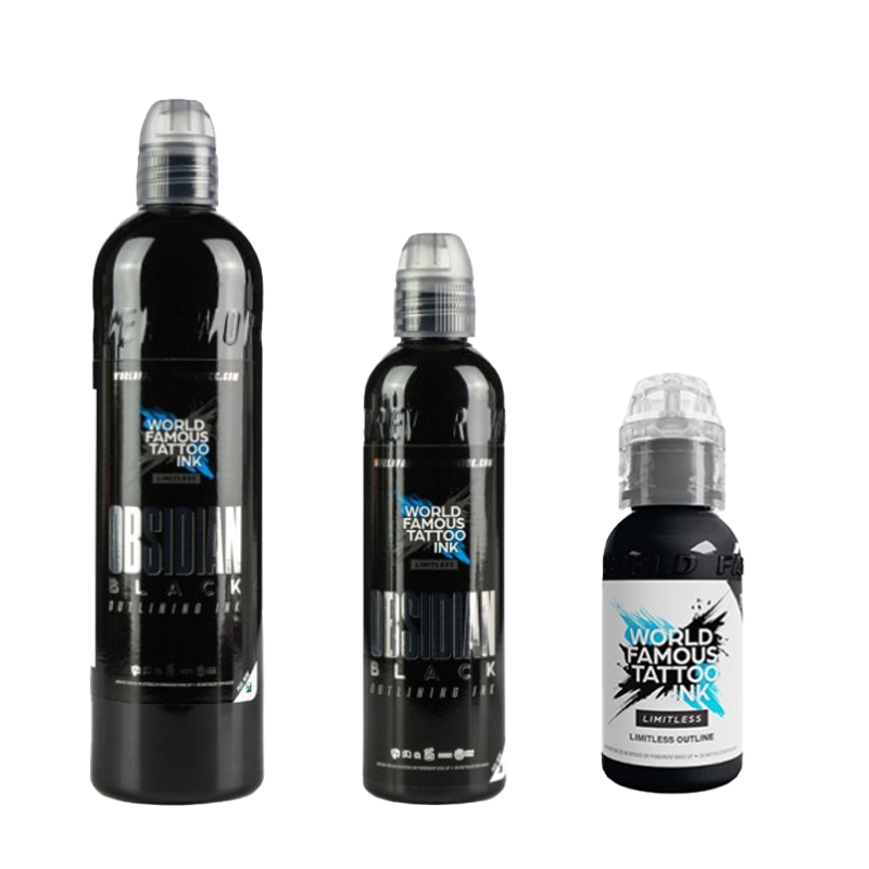 World Famous Limitless Tattoo Ink - Obsidian Triple Black Outlining ...